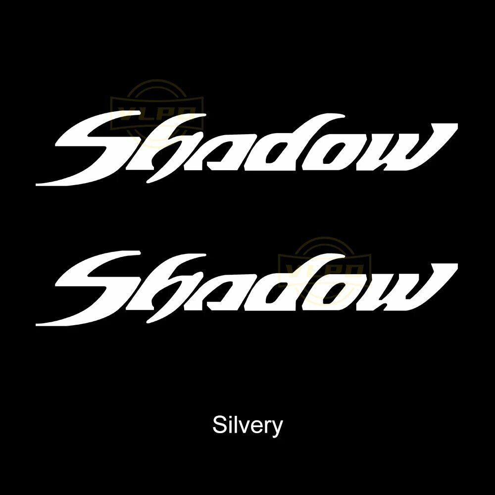 Наклейки Shadow, серебрие, Honda Shadow 750