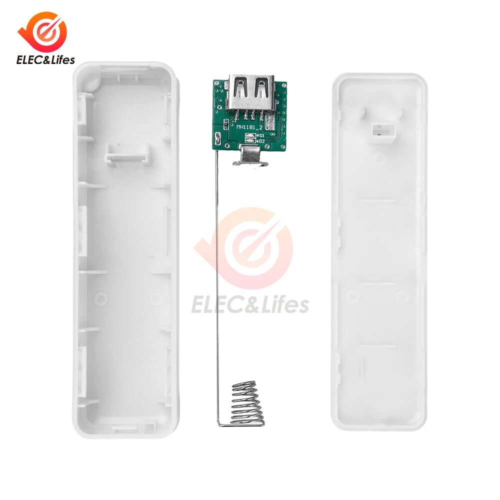 Корпус для повербанка 21700, белый