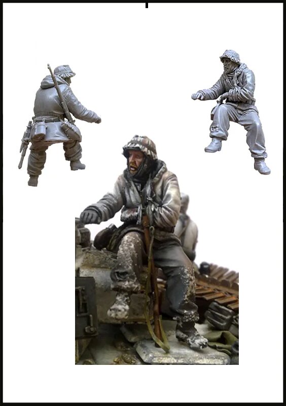 Миниатюра Tusk Model 1/35 резиновая фигура 94001