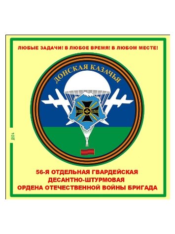 56-я гвардейская десантно-штурмовая бригада. Если не мы, то кто! Магнит на память