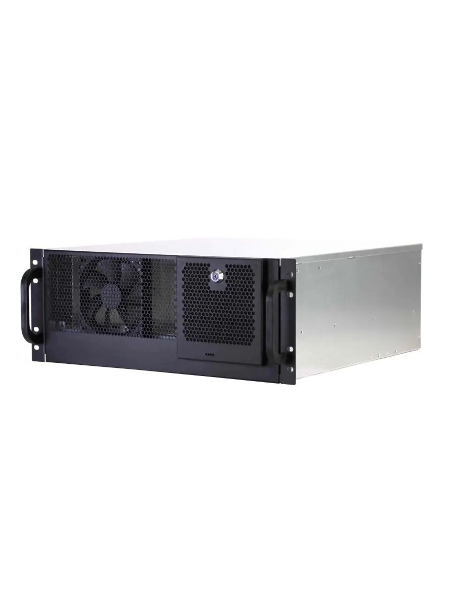 Корпус серверный 4U Procase RM445D-B-0 3*5.25", 8*HDD, черный, без БП