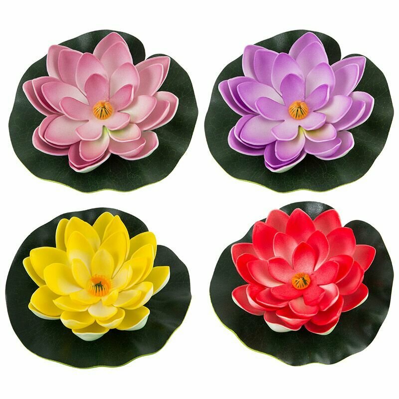 Фигурка прудовая PARK "Кувшинка" FF-041, 4 цвета, 13х12,8х4,5см, арт. 000507