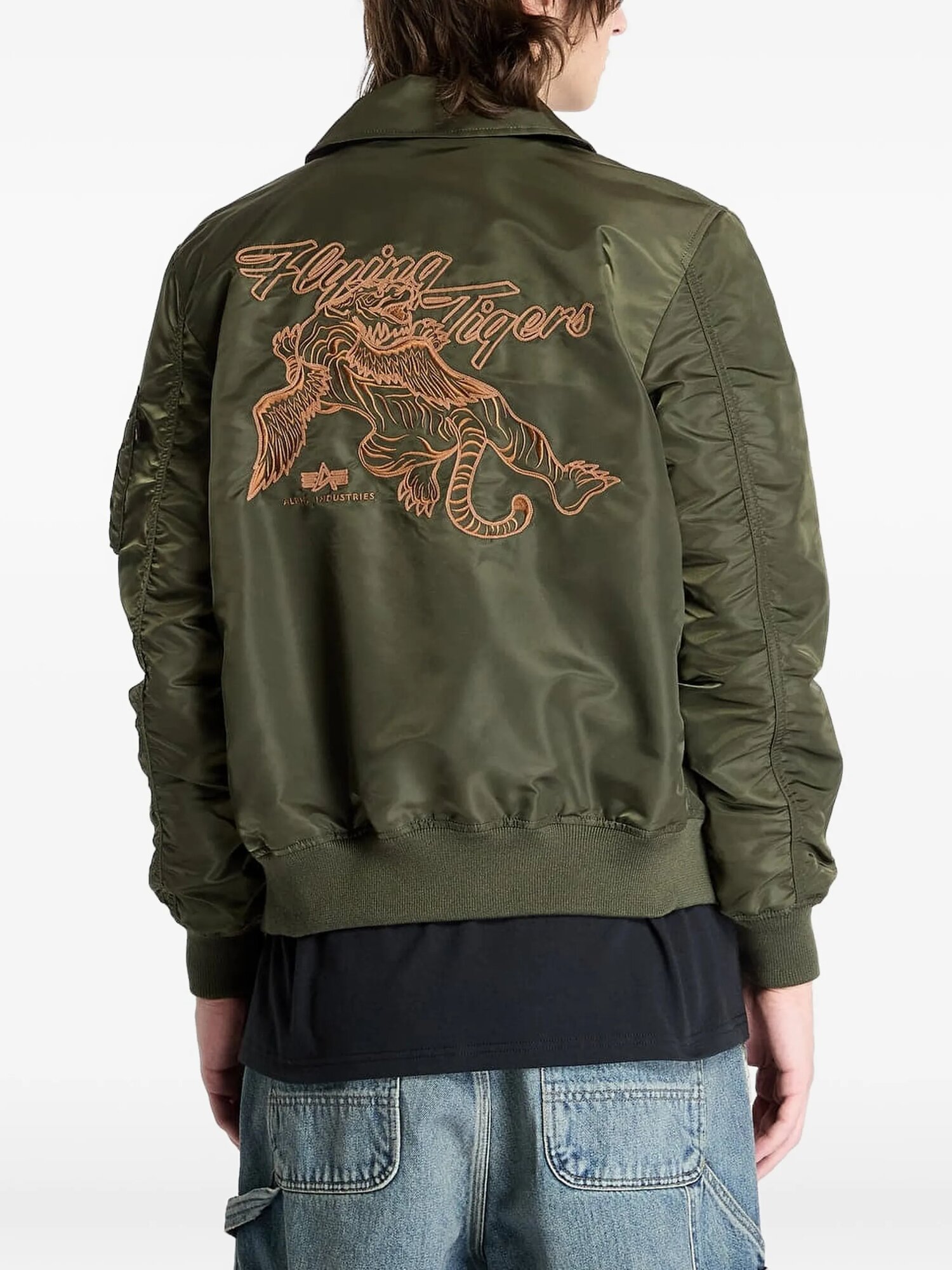 Куртка ALPHA INDUSTRIES Flying Tigers CWU, размер L, green — фото 1