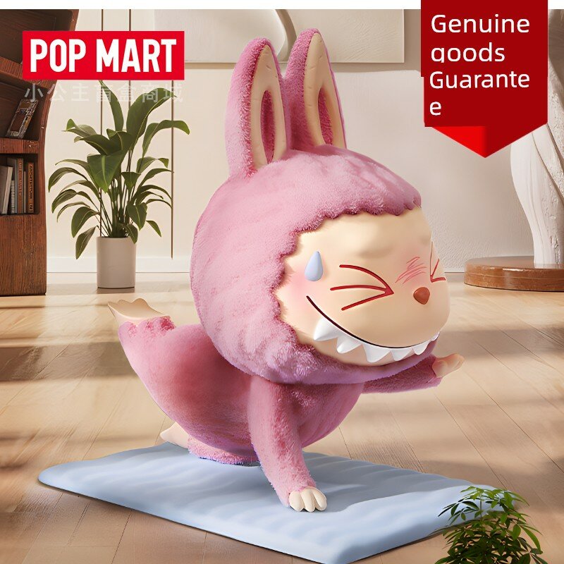 Themonsters Labubu Lazy Yoga Series Figures Blind Box Toys Ornaments Gifts labubu yoga-стиль пота_Без упаковки, но не в