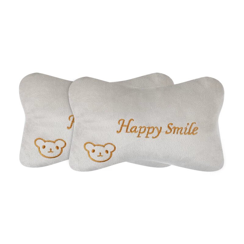 Smile Автомобильный подголовник серого цвета, комплект из 2 шт. для поддержки сиденья и отдыха