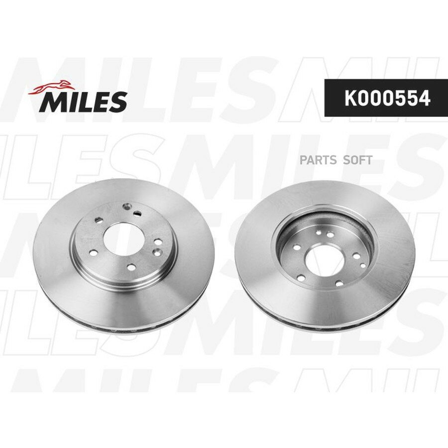 MILES K000554 Диск тормозной MERCEDES C209/W203/W210/A208/R170/R171 передний вент. ()