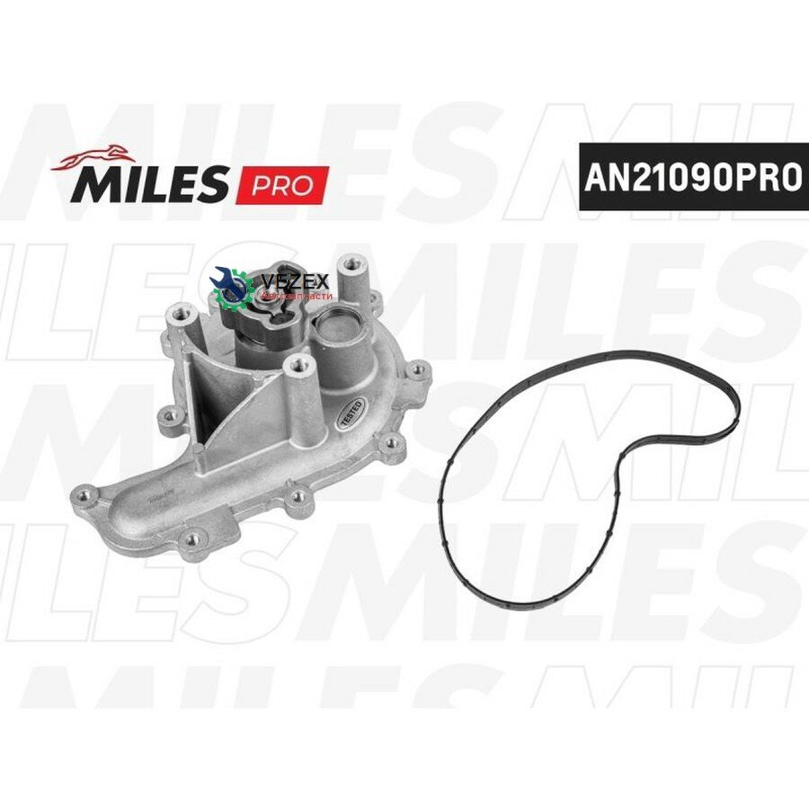MILES AN21090PRO Насос водяной PEUGEOT BOXER/CITROEN JUMPER/FIAT DUCATO/FORD TRANSIT 06 PRO AN21090PRO