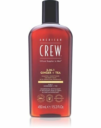 Шампунь для волос American Crew 3 в 1 Имбирь + Чай, 450 мл