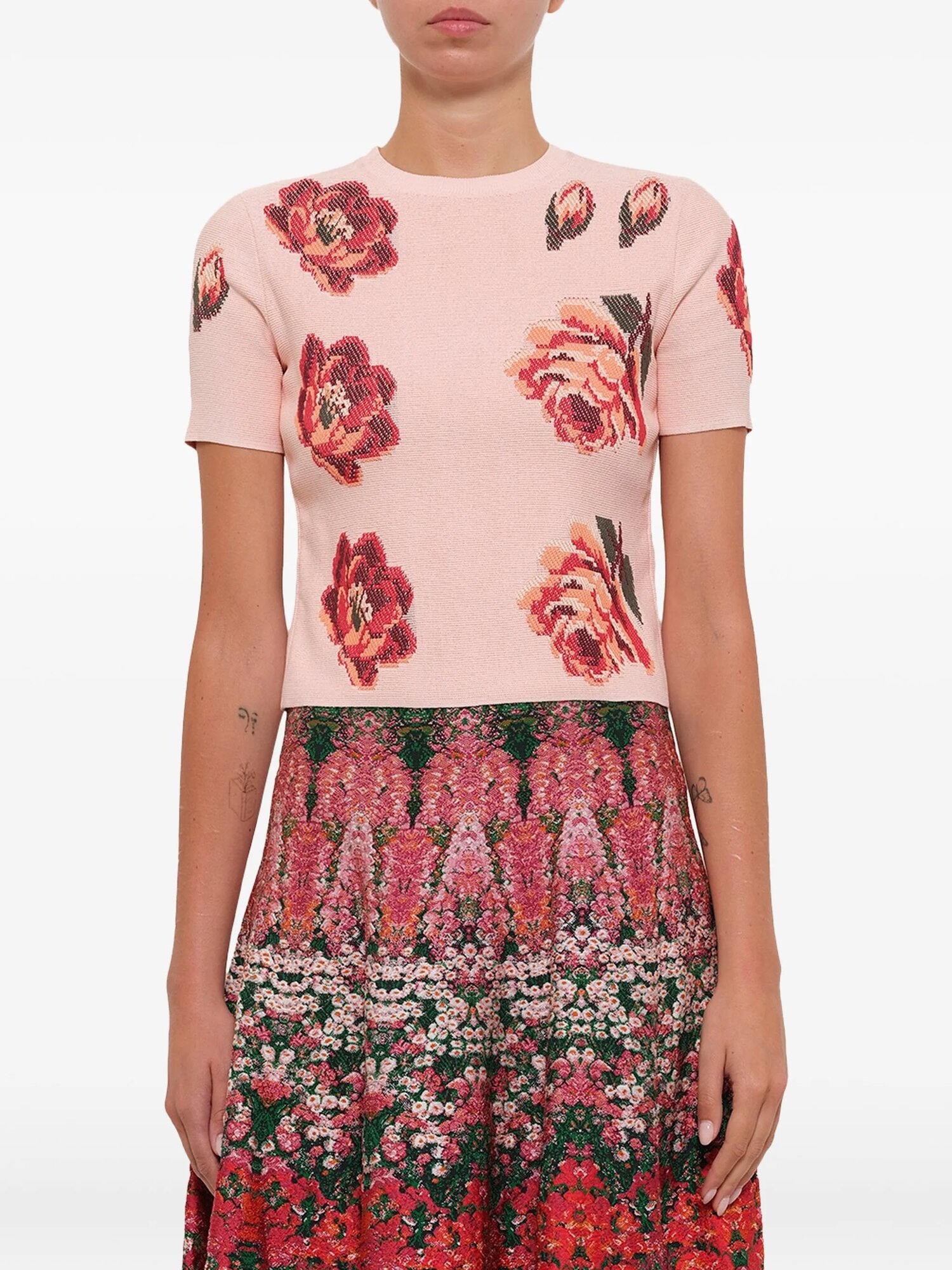 Футболка Tapestry Rose jacquard t-shirt