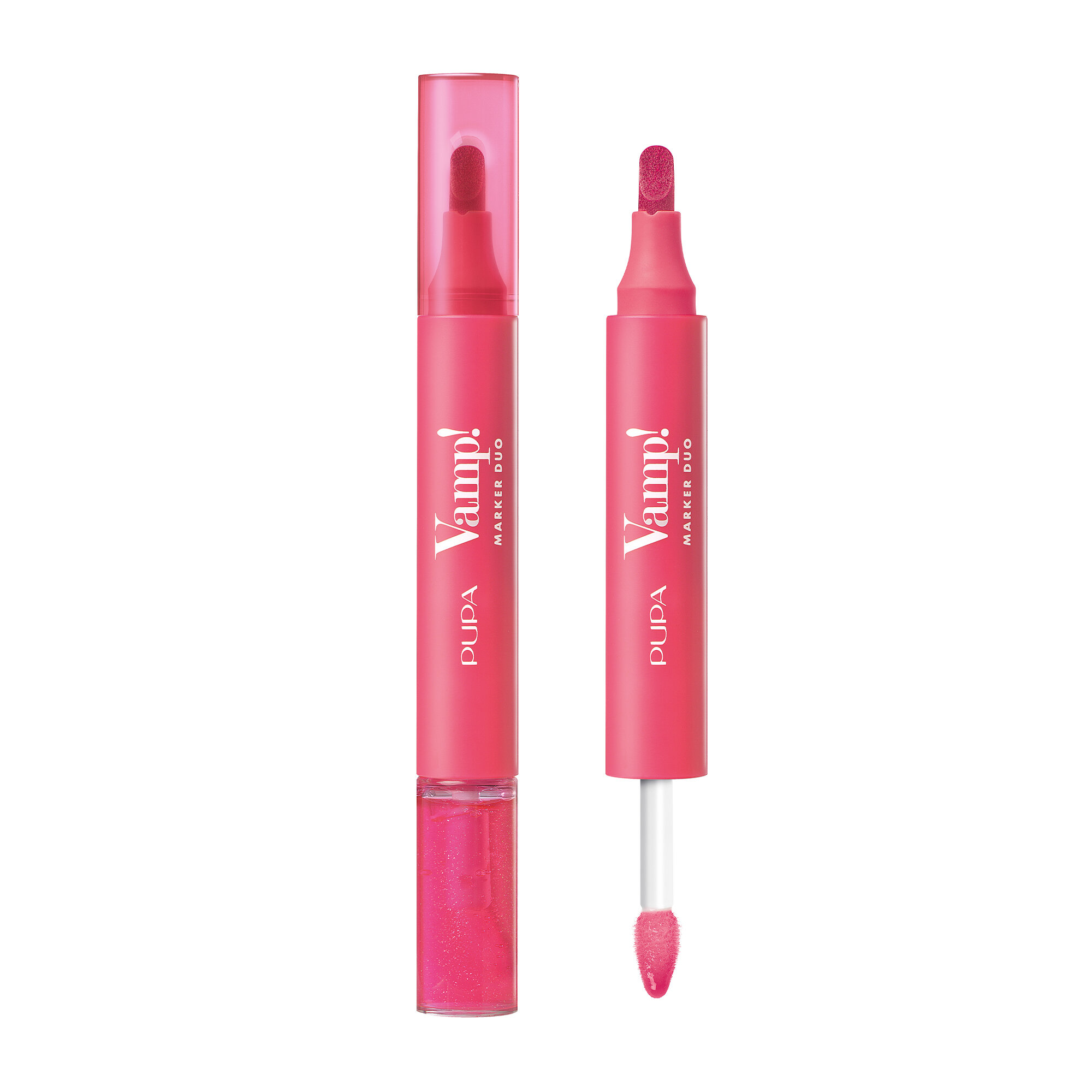 PUPA VAMP MARKER DUO Маркер и блеск для губ Питайя