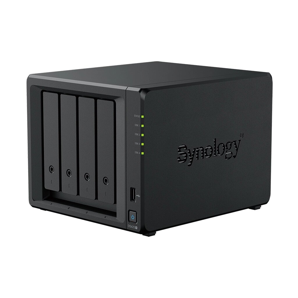 Сетевое хранилище NAS SYNOLOGY DS425+ 4-отсека настольный Celeron J4125