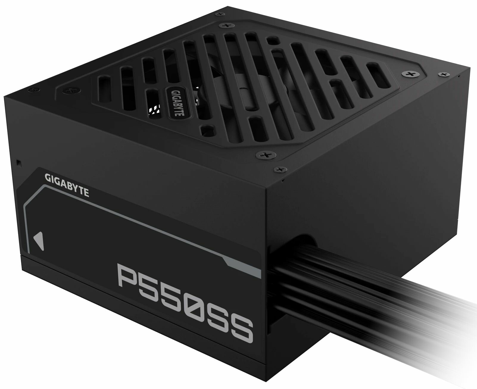 Блок питания Gigabyte P550SS 80 Plus Silver (28200-P55SB-1EUR) черный - ATX 20+4 пин, 4 pin + 4 pin CPU, 5 SATA, 2 x 6+2 pin PCI-E