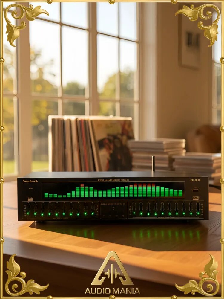 Профессиональный Hi-Fi эквалайзер с Bluetooth 5.4, ЦАП (оптика/коаксиал) и анализатором спектра