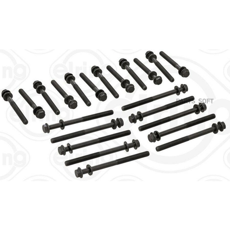 Болты ГБЦ (к-т) Fiat Ducato 2.4D-2.8TDI 82-, Iveco Daily, Renault Master, Trafic, Lancia Thema от официального дистрибьютора, ELRING, артикул 760300