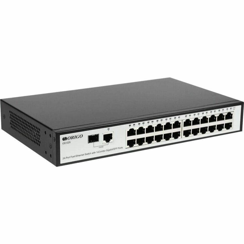 Коммутатор Origo OS1225/A1A неуправляемый, металл, 2405717