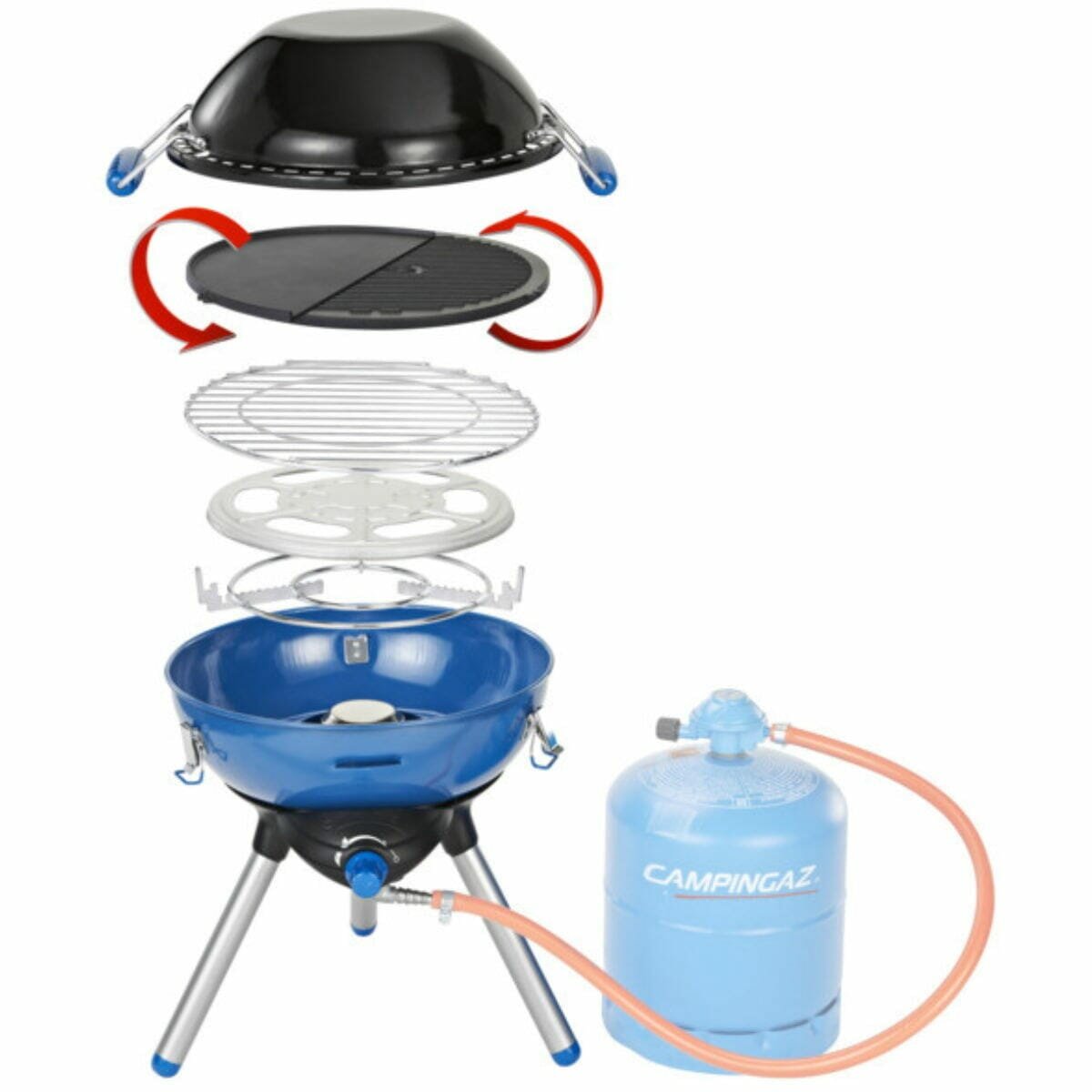 DECATHLON барбекю-гриль Campingaz Party Grill 400, газовый, разноцветный