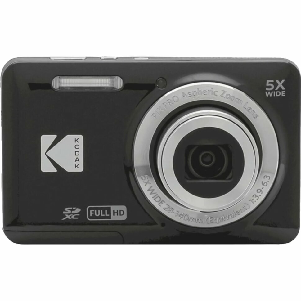 Фотоаппарат Kodak FZ55 Black, 5-х кратный опт зум, 16Мп, встр аккум, 1942731