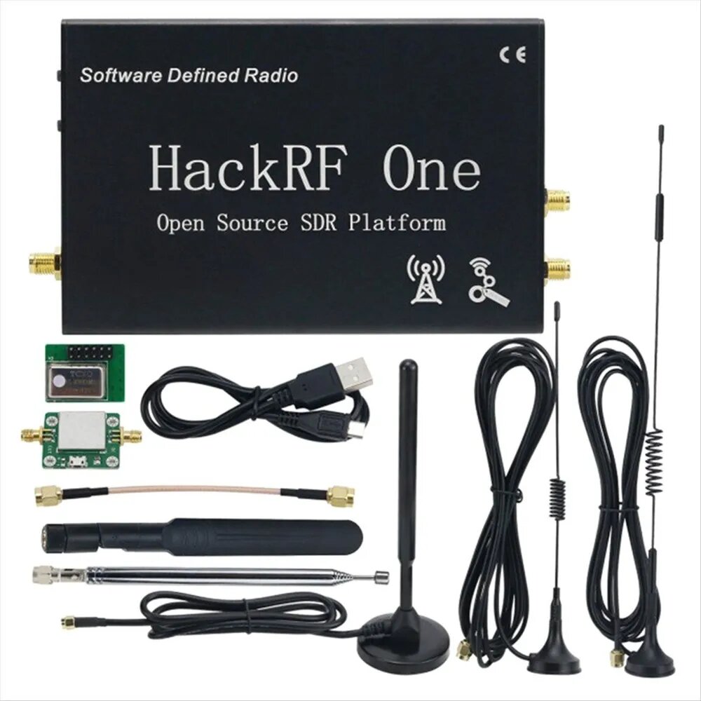 1 МГц-6 ГГц для One R9 V1.7.0 SDR Программно-определяемый радиоприемник в сборе черном корпусе с антеннами LNA