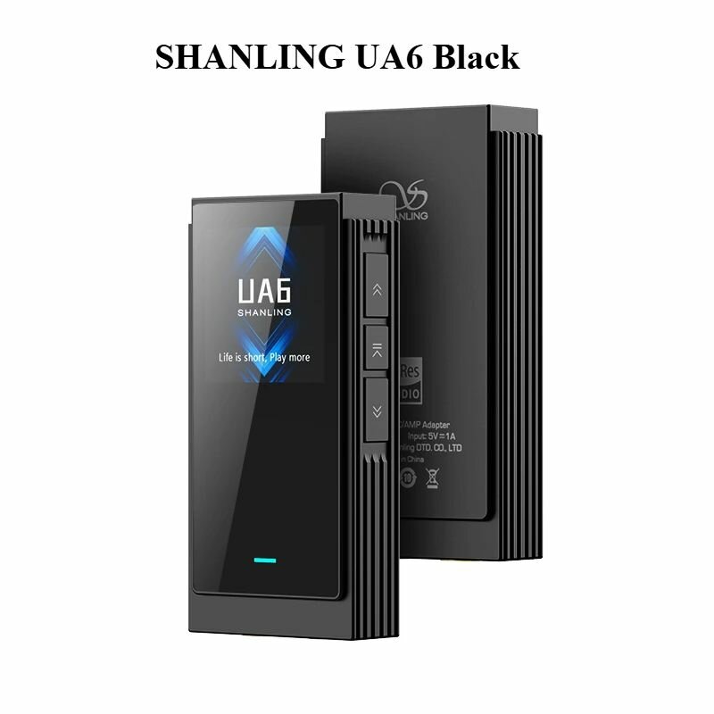SHANLING UA6 Портативный USB-ЦАП HIFI Усилитель для наушников, 4 X CS43131 ЦАП с поддержкой аудио высокого разрешения, Сбалансированный выход DSD 512 3,5 мм/ 4,4 мм