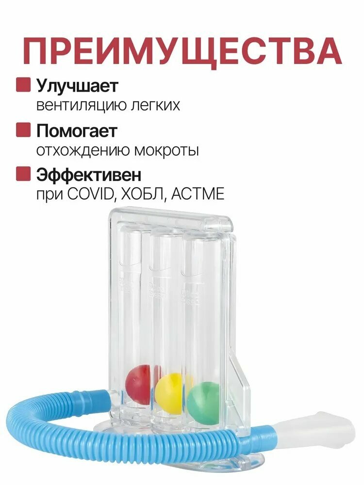 Мини-тренажер дыхательный тренажор