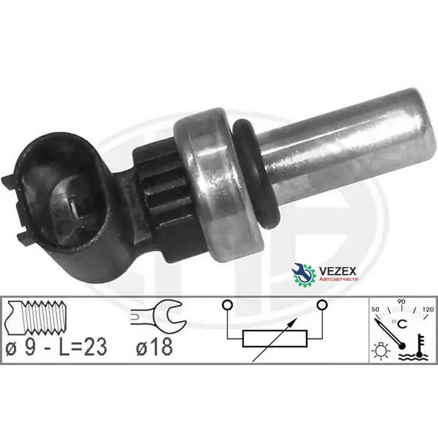 ERA 330757 Датчик температуры ОЖ OPEL ASTRA H/J CORSA D 330757