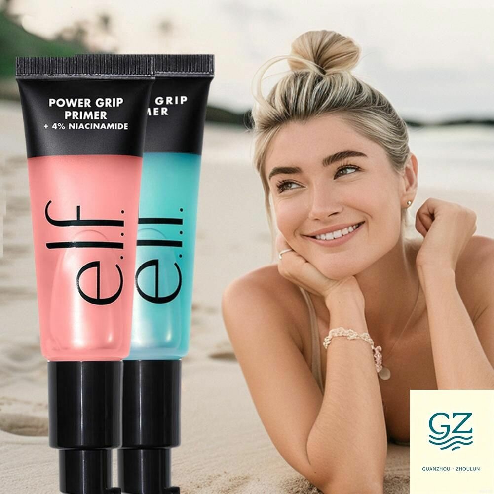 E.l.f. Power Grip Primer, Увлажняющий праймер для лица на гелевой основе, Разглаживающий макияж, Увлажняющий крем и грун
