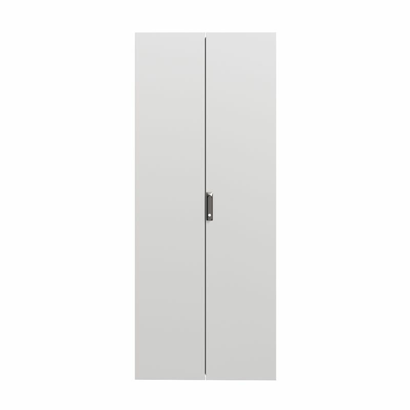 Дверь двойная сплошная IT-CQE 2000х600 RAL7035 DKC RGITCPED2060
