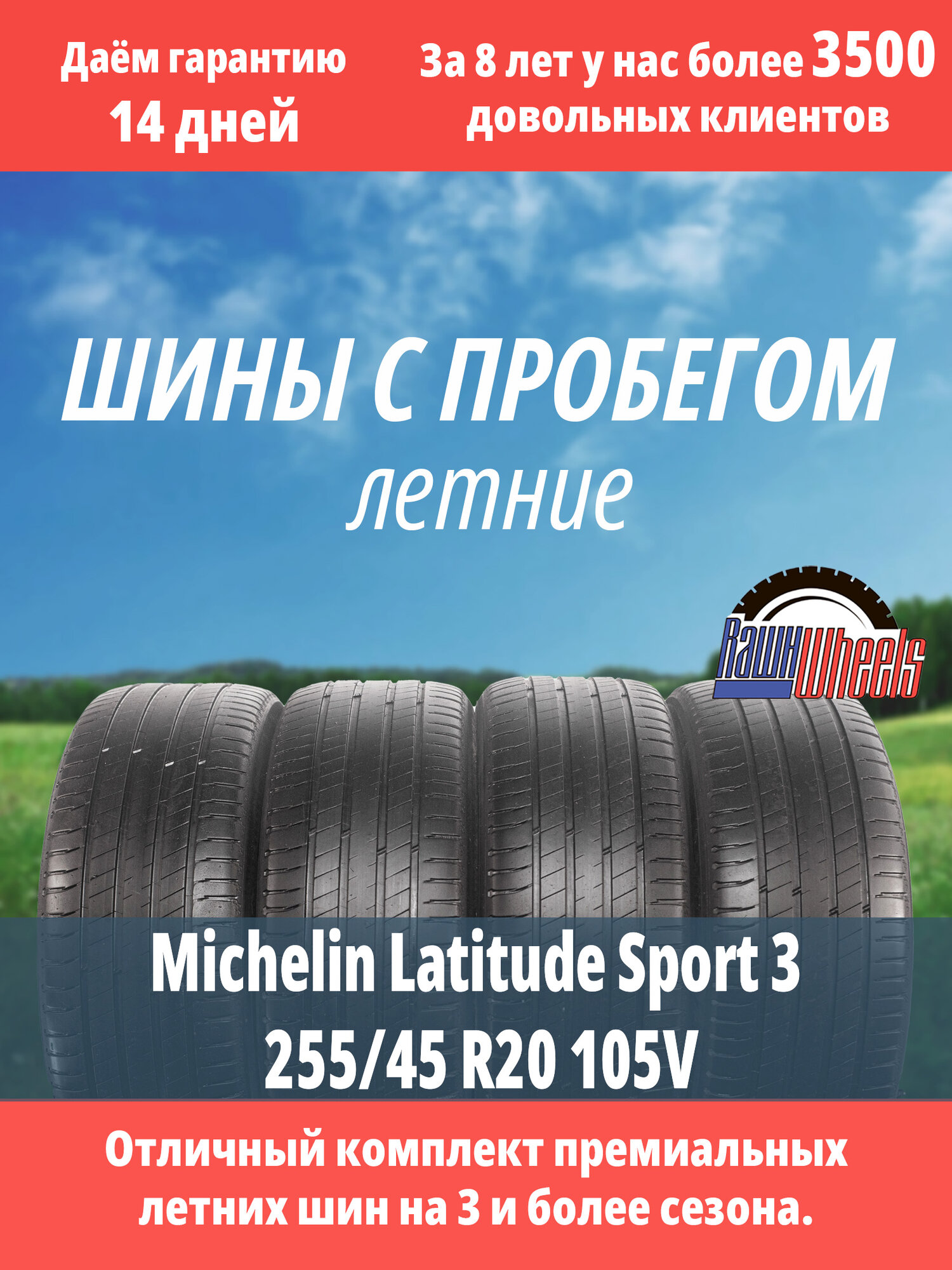 Michelin Latitude Sport 3 255/45 R20 105V