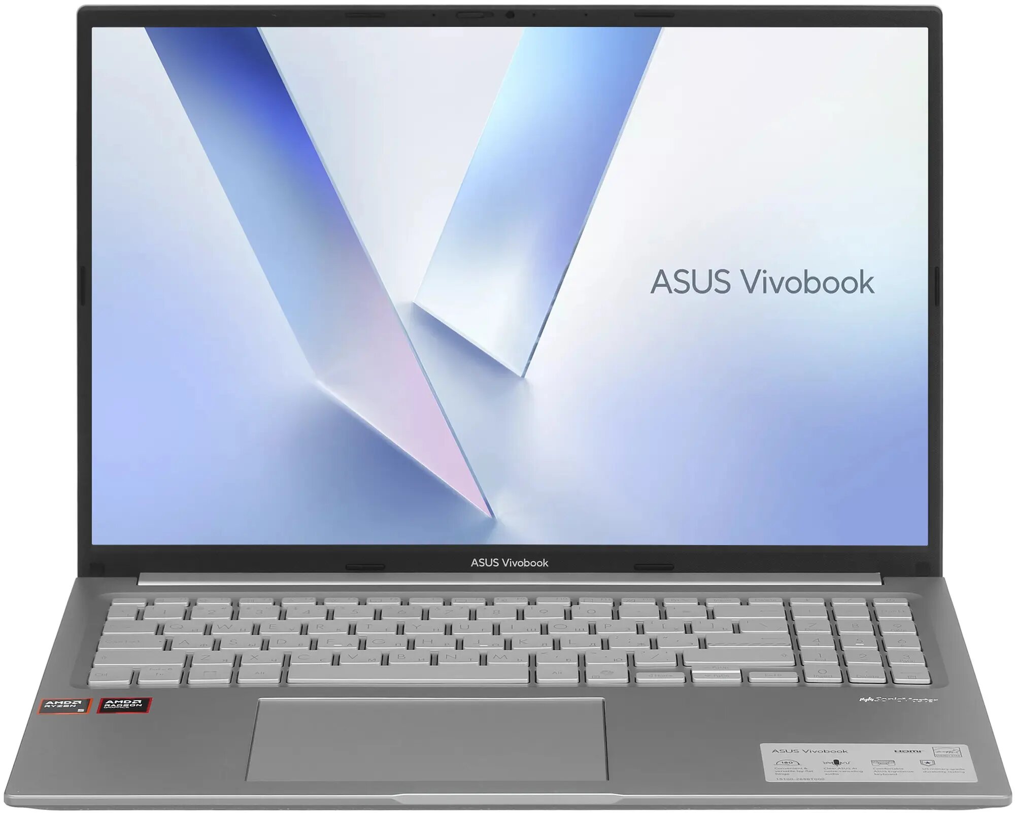 14" Ноутбук ASUS Vivobook M3407H, AMD Ryzen 5-220 RAM DDR5 16 GB.SSD 2 ТБ, Windows 11 Pro+Office 2021. Серебристый. Aнглийская/русская раскладка