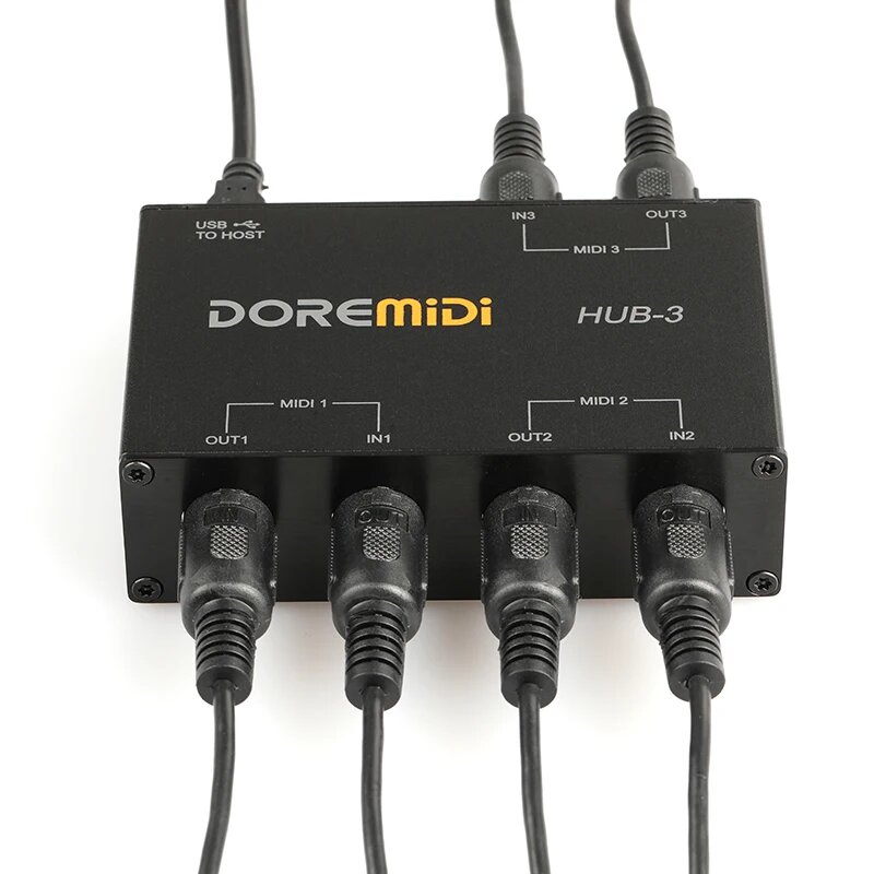 DoreMiDi HUB-3 MIDI адаптер