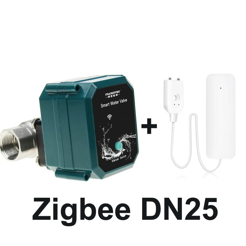 Умный шаровой клапан Zigbee DN25