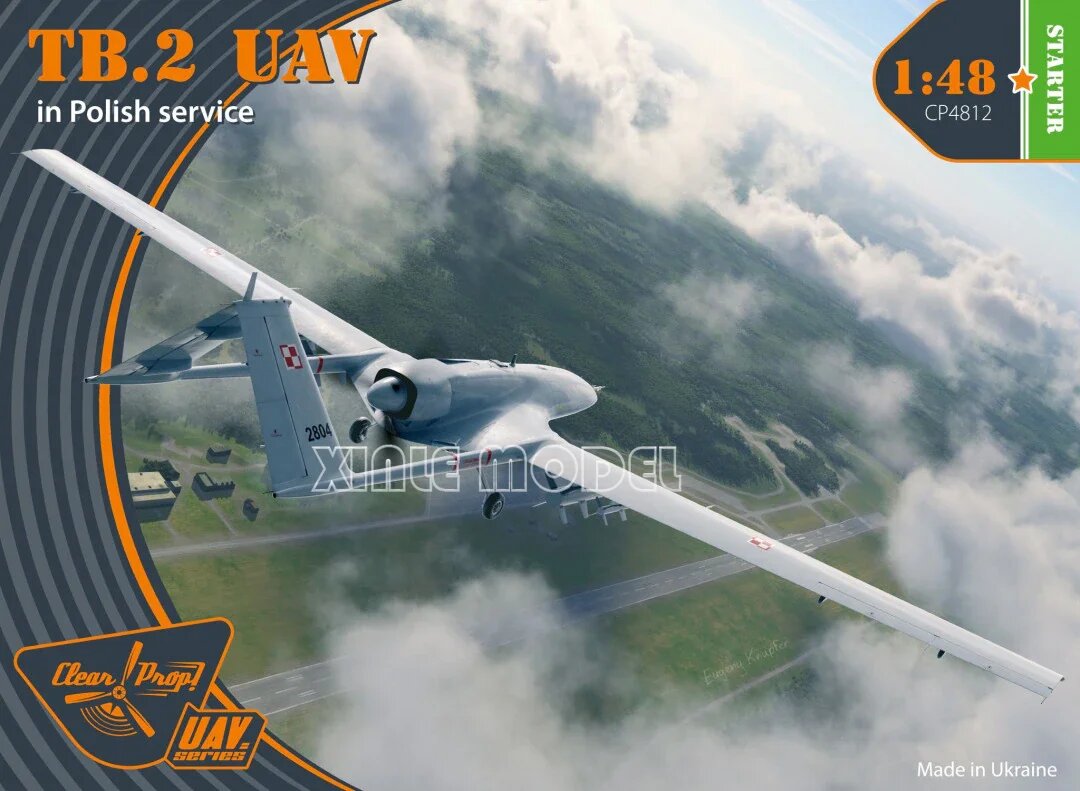 Пластиковый набор модели самолета Clear Prop CP4812 TB.2 1/48