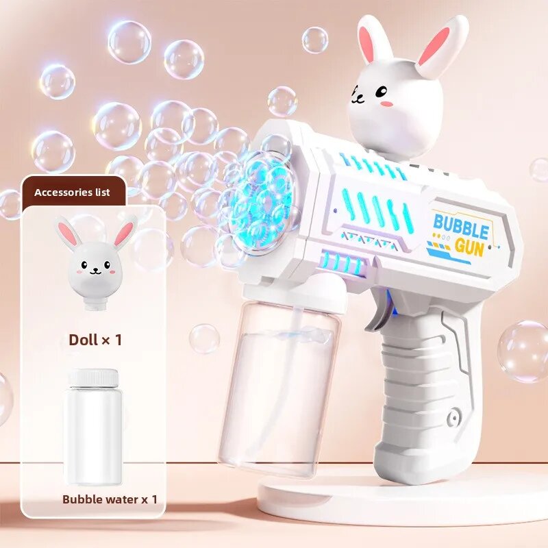 Автоматический мыльный пистолет для детей Белый, Rabbit