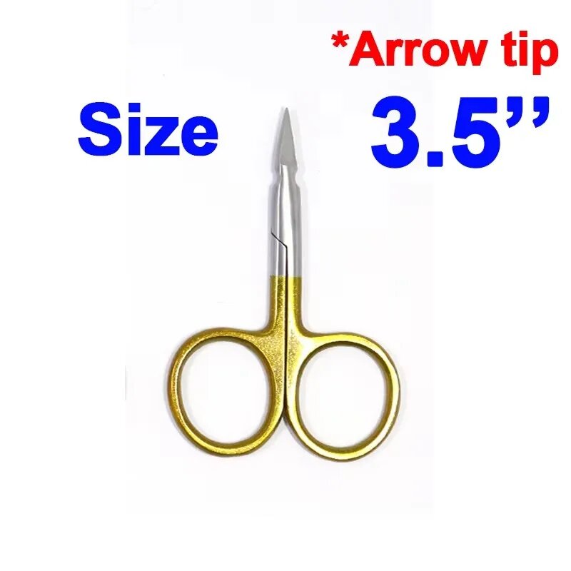 Ножницы для вязания мушек 3.5", arrow point