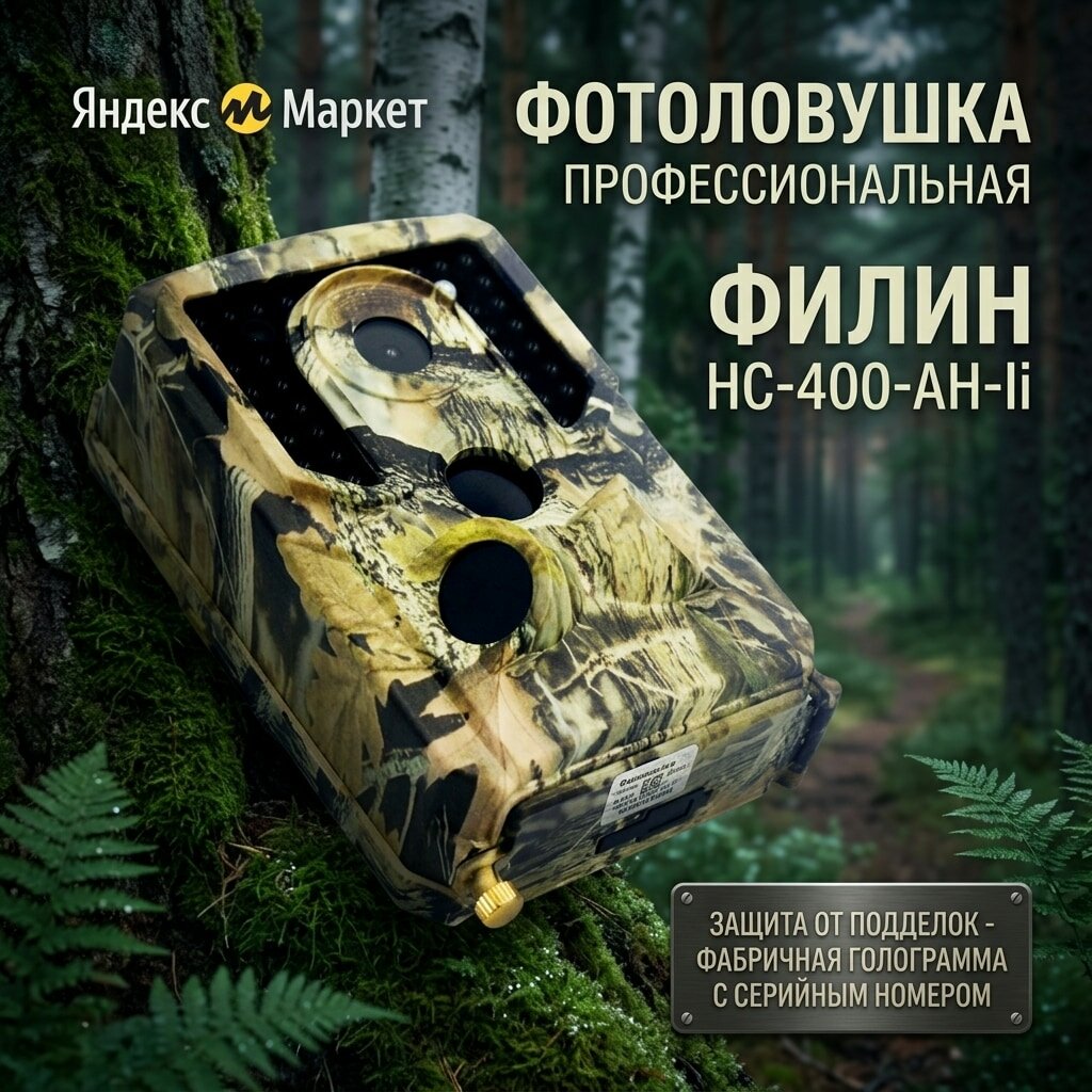 Фотоловушка для охоты и охраны - Филин HC-400-AH-li (Оригинал)