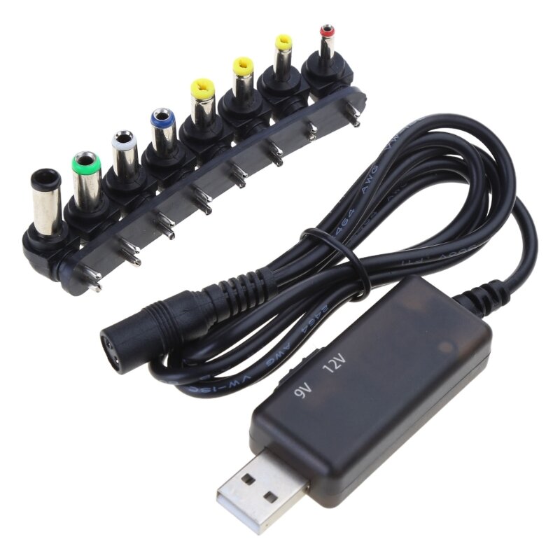Usb-кабель питания-кабель 9-12 В + 8 головок