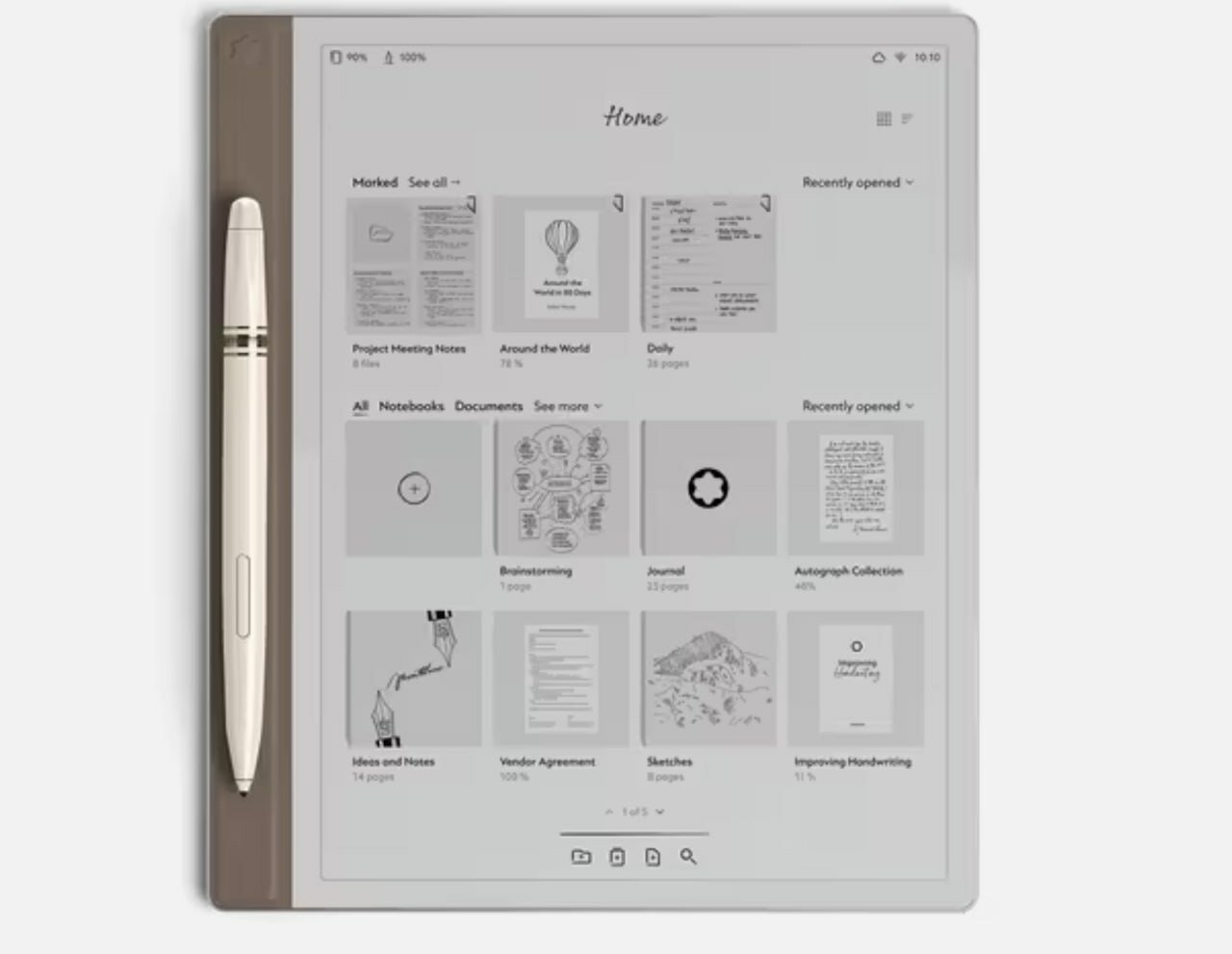 Montblanc Digital Paper (Gold) - электронная бумага