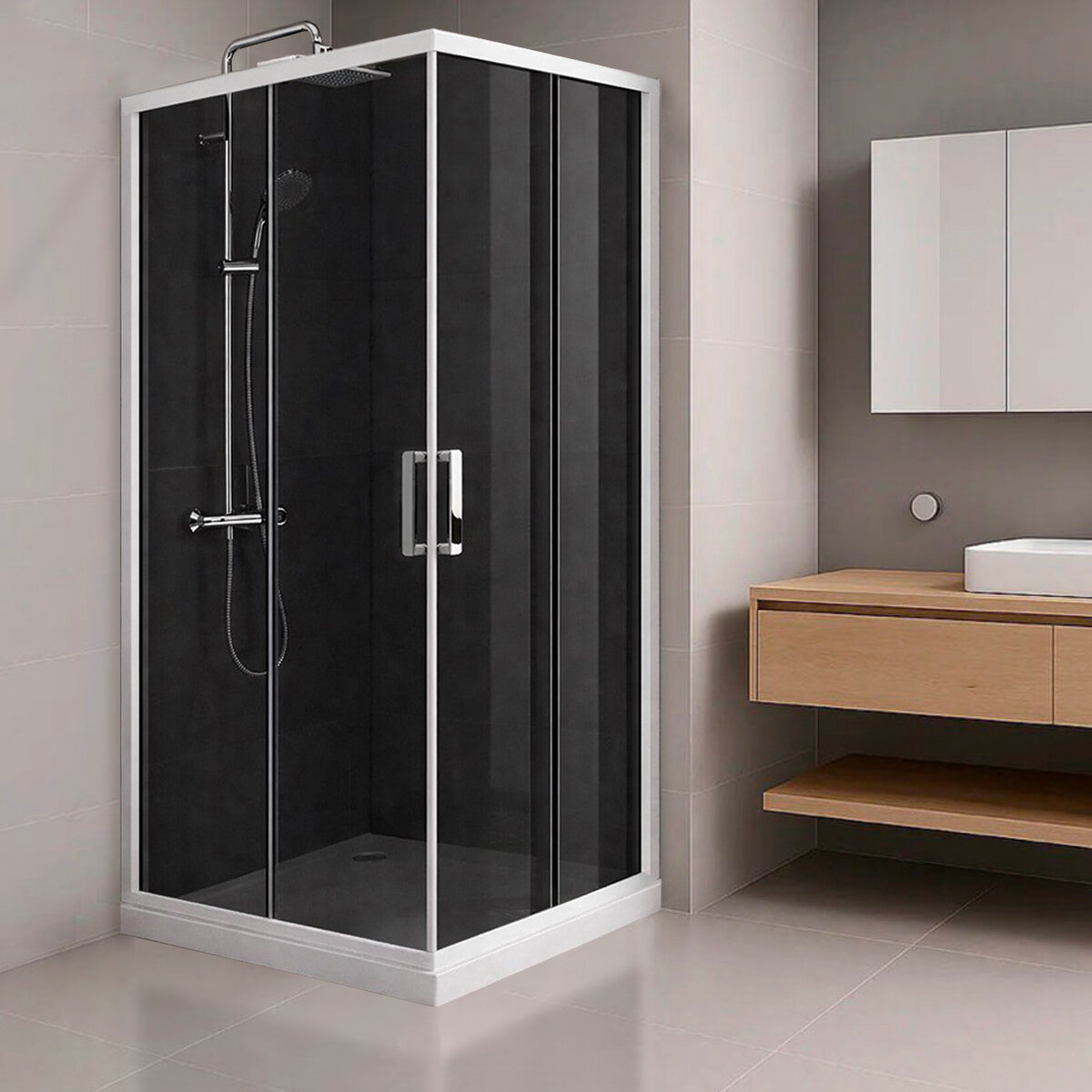 Душевой уголок Royal Bath HPD 85х80 RB8085HPD-G