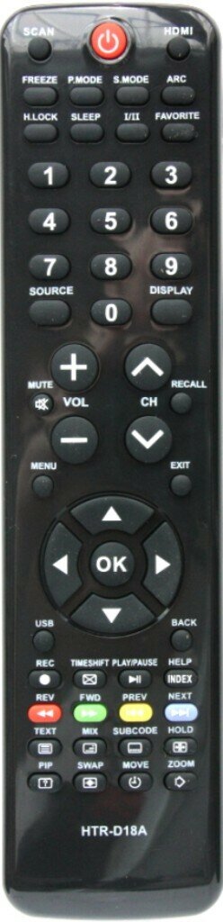 Пульт HTR-D18A для телевизоров Polar, Haier, Akai