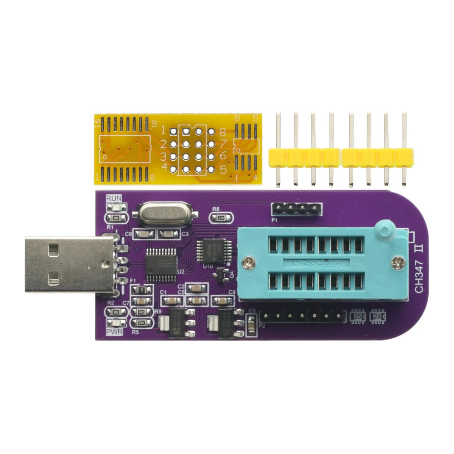 USB-программатор SHANGSIMOUDLECX CH347 для EEPROM 24/25 серии — фото 1