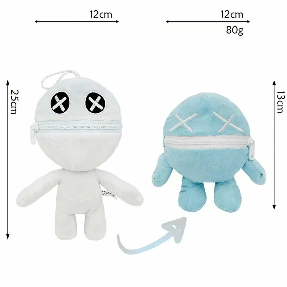 Мягкая игрушка поппи плейтайм Blanky Blankz 25cm/Poppy playtime Wrongside Outimals plush toys