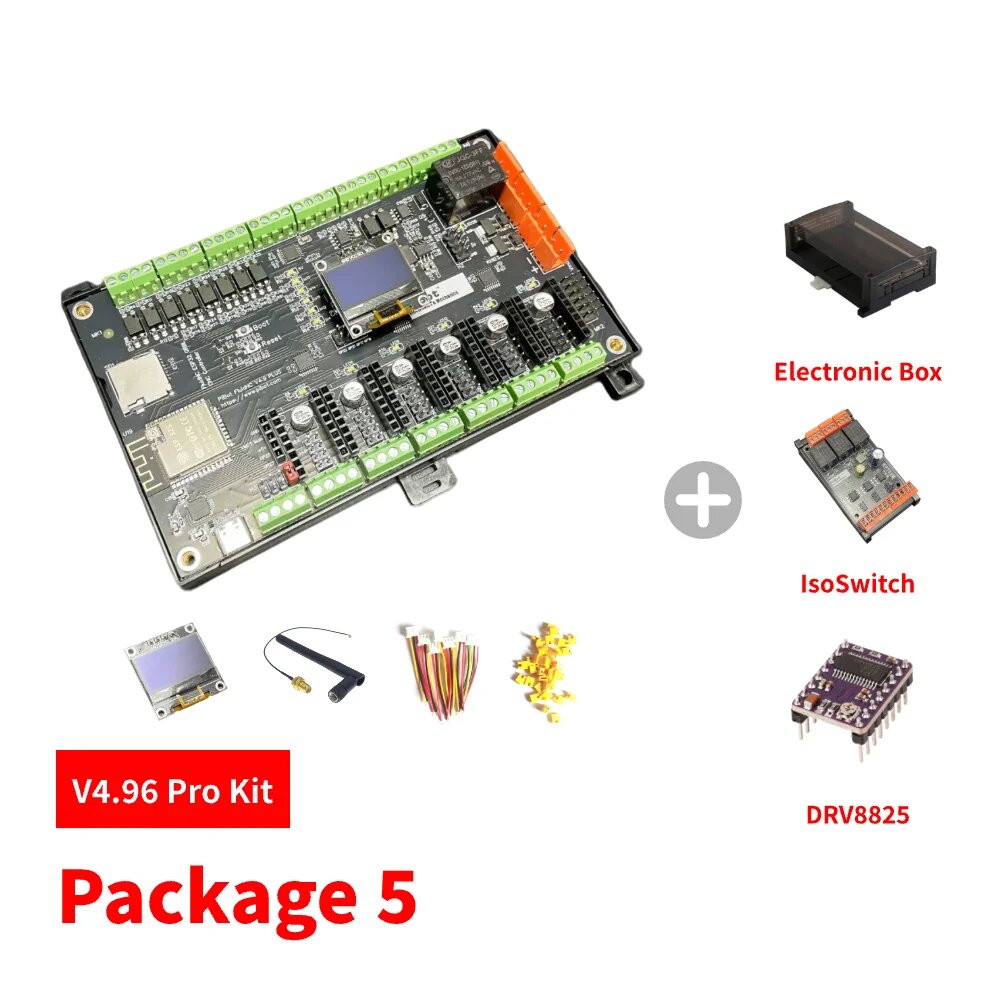 Комплект PiBot FluidNC ESP32 GRBL CNC V4.96 Pro, Package 5