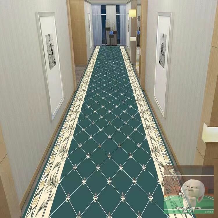 Ковёр европейского стиля 120×300 см. Идеально подходит для укладки в коридорах.