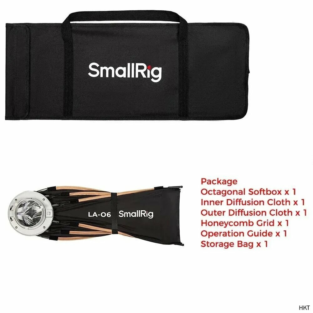 SMALLRIG LA-O65 Восьмиугольный софтбокс с подсветкой(4874)