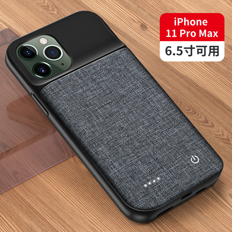 Чехол-аккумулятор для iPhone , Чернить 6800 мАч Power bank чехол для телефона