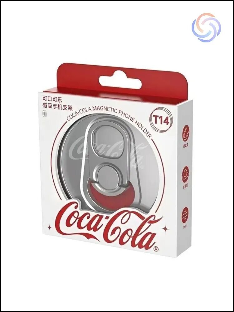Эксклюзивный магнитный крепеж T14 для гаджетов от бренда Coca Cola премиум класса