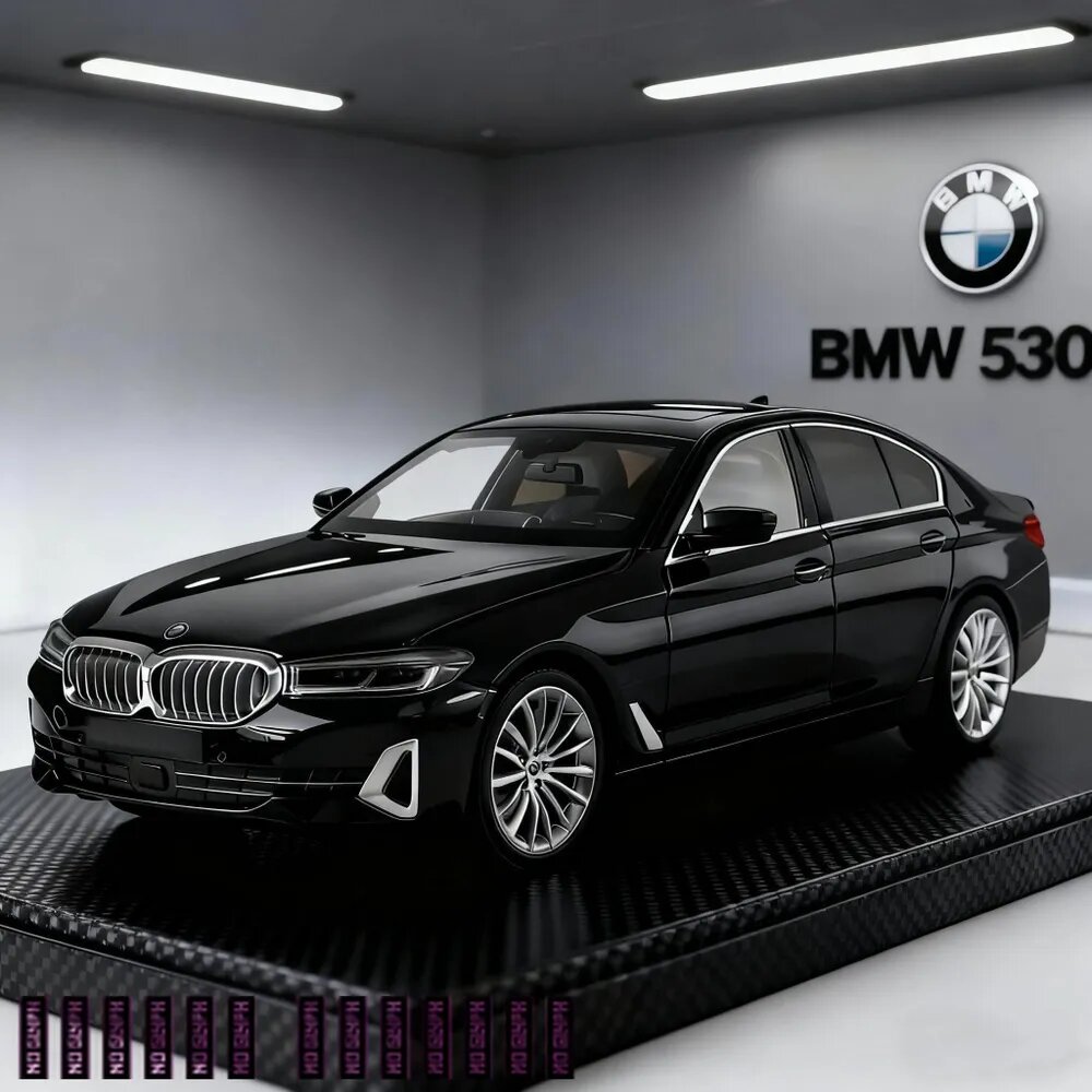 Миниатюрная модель автомобиля из литого металла БМВ 530 li модель автомобиля Игрушки 1:18 BMW 530 lier(Без светового эффекта)