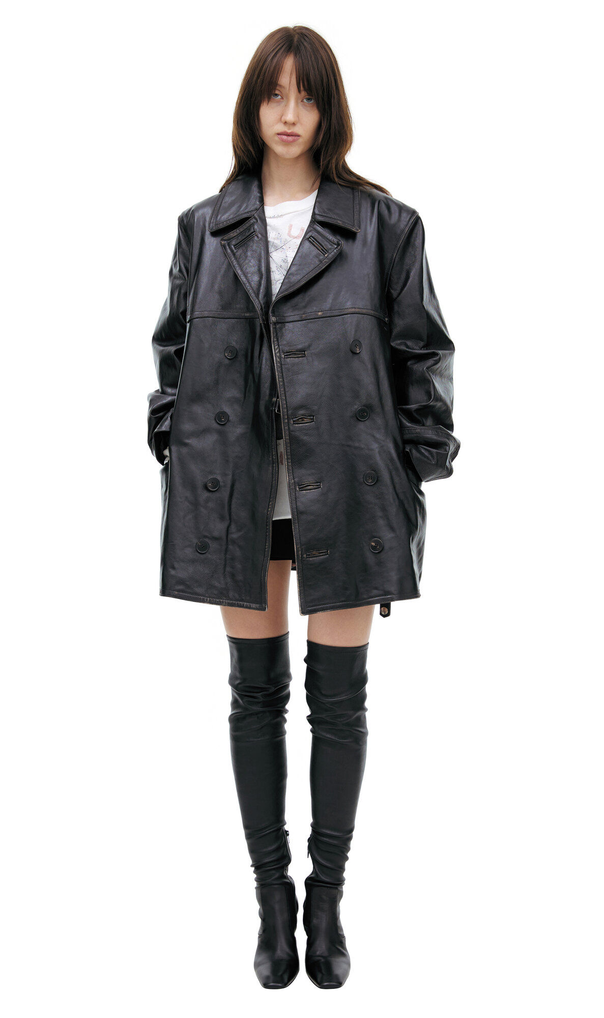 Куртка кожаная