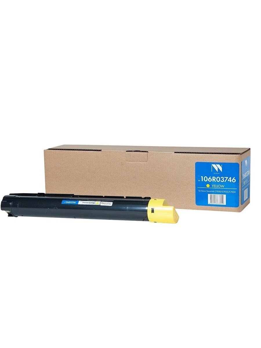 Тонер-картридж NV Print 106R03746NV, желтый, 16500стр, для Xerox