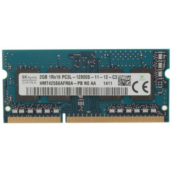 Оперативная память БУ SO-DIMM DDR3 02GB HYNIX HMT425S6AFR6A-PB